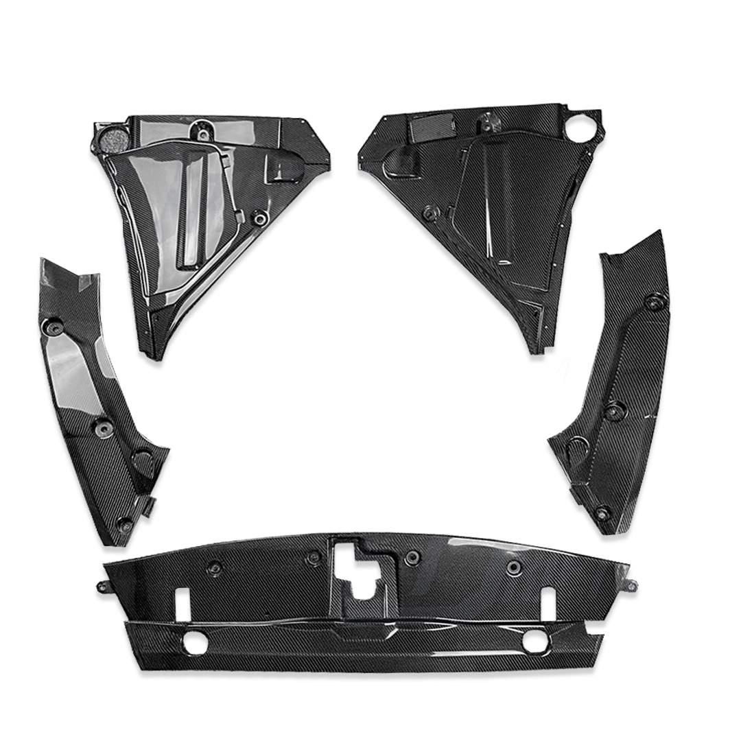 5 Pcs Carbon Engine Bay Covers For Nissan R35 GTR